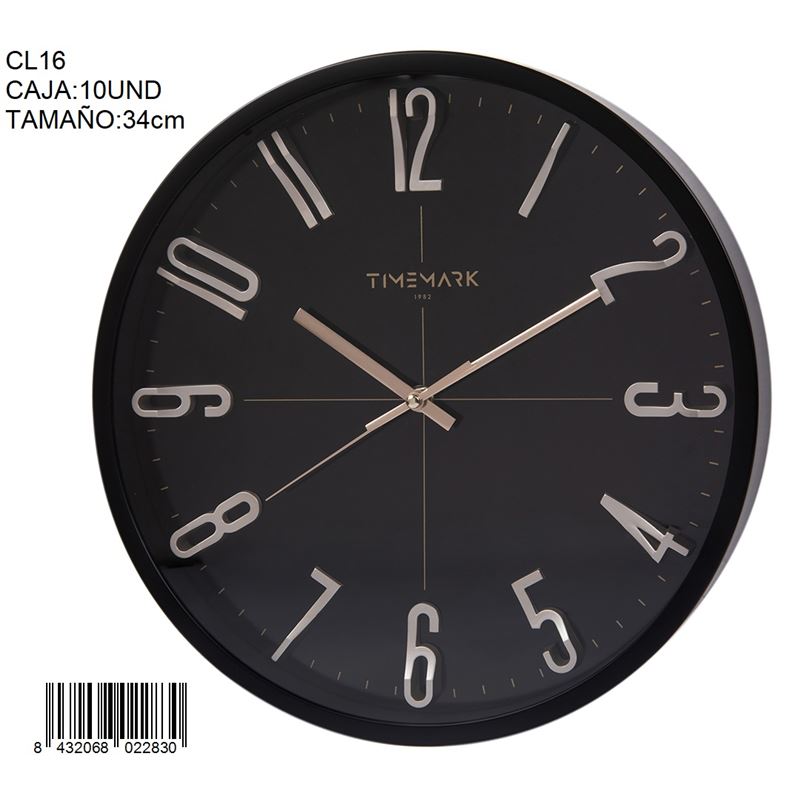 TIMEMARK CL16 RELOJ PARED - Electrónica Sunder